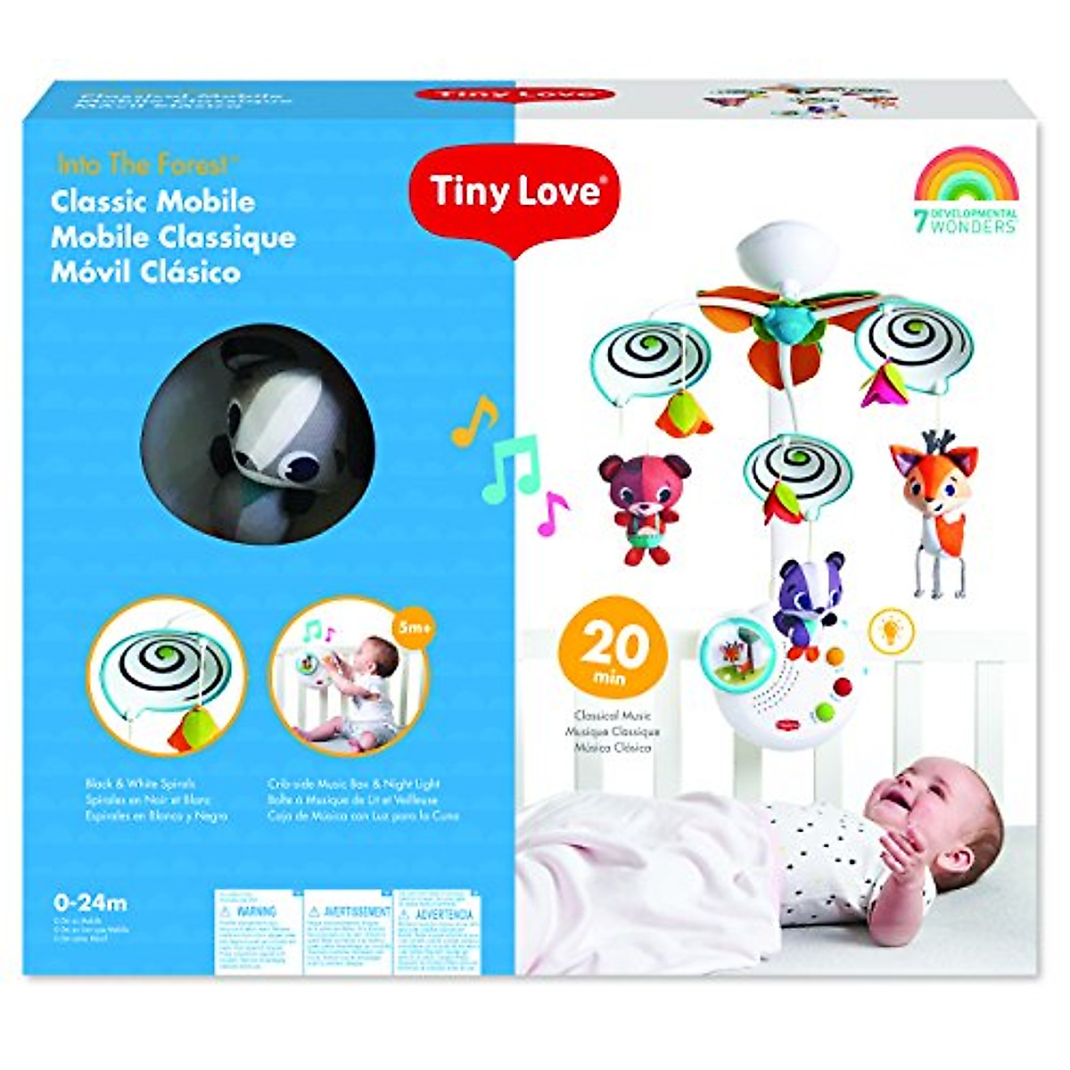 Tiny Love Classic Mobile, Into The Forest, 1 Count (Pack of 1)