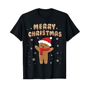 Merry Christmas Gingerbread Merry Christmas Cookie Bakers T-Shirt
