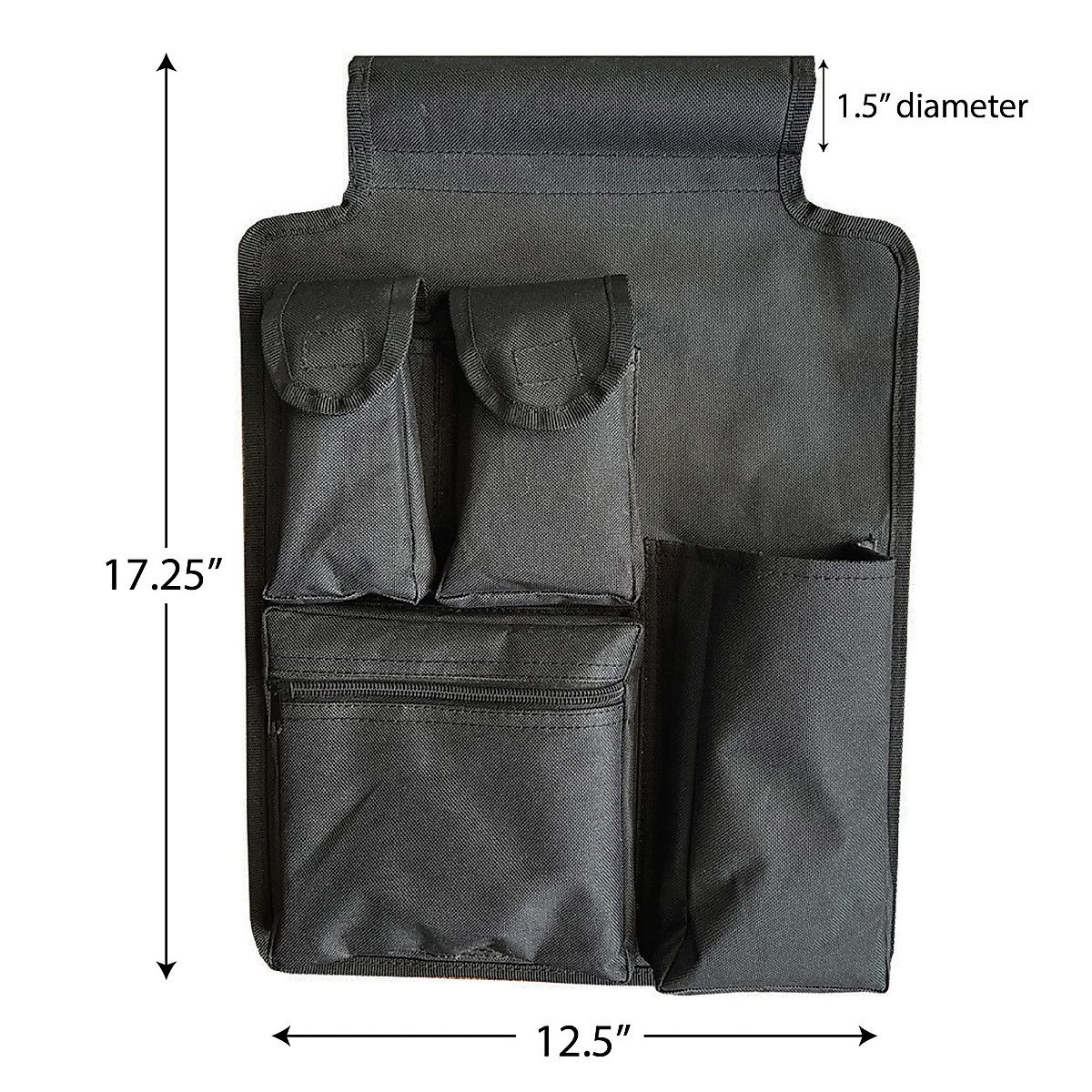 STRONGBACK Patio and Director Chair Upgrade Cup Holder and Multi Pocket; Room for Phone, Water Bottle, and Sundries