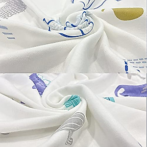 AMKE Bassinet Fitted Sheet,2 Pack,Rectangle and Oval Baby Bassinet Fitted Sheets,100% Cotton Nursery Bedding,Fits AMKE Sleeper Crib Mattress (Animals)