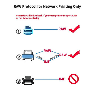 LOYALTY-SECU WiFi USB Print Server | Wireless Network Printer Adapter for Multi-User Printing | Compatible with Windows