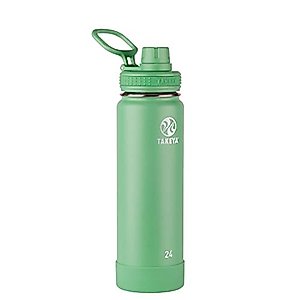 Takeya Actives 24 oz Vacuum Insulated Stainless Steel Water Bottle with Spout Lid, Premium Quality, Mint