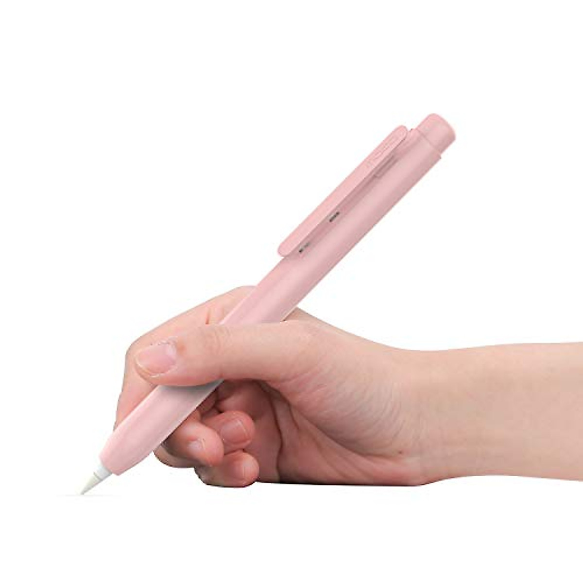 MoKo Holder Case for i-Pencil, Retractable Tip Cap for New iPad 10.2 2019/iPad Air (3rd Generation) 10.5" 2019/iPad Mini (5th Generation) 7.9" 2019 i-Pencil（Only for i-Pencil 1st - Pink