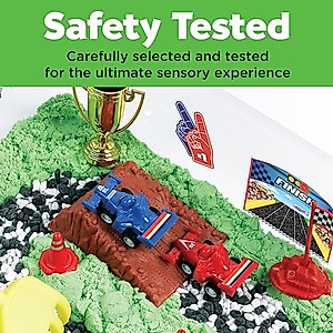 Creativity for Kids Sensory Bin: Race Track - Fine Motor Skills Toys for Kids, Pretend Play Preschool Toys for Toddlers Ages 3+