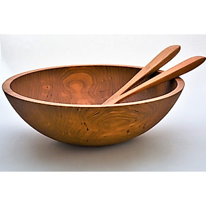 Extra Large Handmade Wood Salad Bowl Salad Lovers Gift