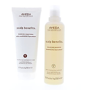 Aveda Scalp Benefits Balancing Shampoo 8.5 oz and Conditioner 6.7 oz Duo, 2 Piece Set