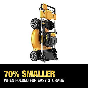 DEWALT 20V MAX* Lawn Mower, Cordless, 21.5in., FWD Self-Propelled, Brushless with Battery & Charger (DCMWSP244U2)