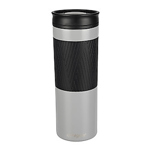 COOL GEAR 2 Pack 20oz Amelia Coffee Travel Mug with Spill Resistant Slider Lid - Blue/Black