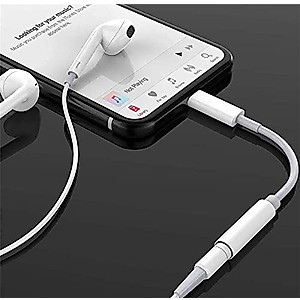 Lightning to 3.5 mm Headphone Jack Adapter, [Apple MFi Certified] 3 Pack iPhone 3.5mm Headphones/Earphones Jack Aux Audio Dongle Adapter Compatible for iPhone 14 13 12 11 XS XR X 8 7, Support All iOS