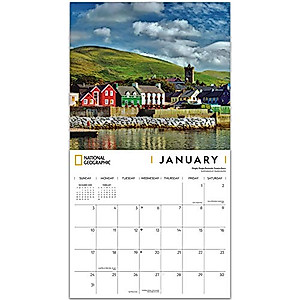 National Geographic Ireland 2021 Wall Calendar