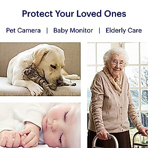 Canary Flex Outdoor Indoor Home Security Camera | Weatherproof, Wire-Free or Plugged in, 2-Way Talk, Person Detection, Motion Alert, Compatible with Alexa, Google Assistant, Baby Monitor, WiFi IP