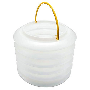 GARASANI Portable Transparent Plastic Drawing Wash Brush Water Barrel Telescopic for Acrylic Oil Watercolor Painting Bucket