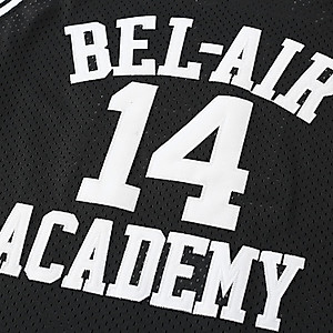 Eway Jersey #14 Basketball Jerseys S-XXXL(Black, S)