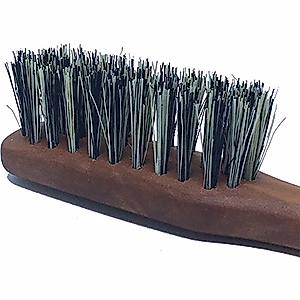 Golden Beards Vegan Beard Brush - Beard Brush Natural Vegetal Bristles - Tampico Bristles made in Germany