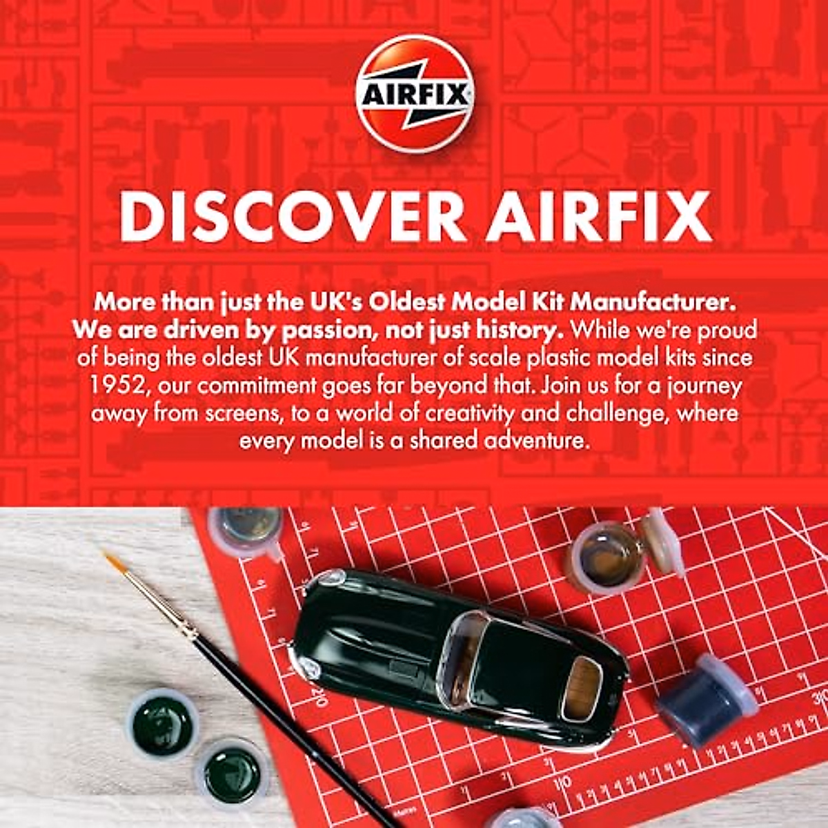 Airfix 1:700 RMS Titanic Gift Set - Plastic Model Kits, Model Ship & Boat Building Kits for Adults, includes: 1:700 Scale Model of The RMS Titanic, 6 Humbrol Acrylic Paints, 2 Brushes & 1 Poly Cement