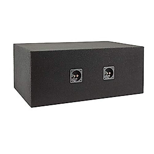 Absolute USA VEGD12+ Dual 12" Universal Vented Ported sub Box Subwoofer Enclosure