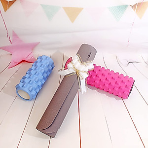 WEWILUCK Pull Bows for Gift Wrapping, 15 PCS Large Gift Bow Bulk for Presents Package, Gift Baskets, Christmas, Wedding, and Party Decor (White with Tulle & Gold line, 6 inches)