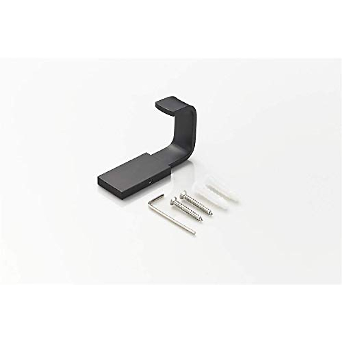 Flybath Coat Hook Brass Robe Towel Hooks Contemporary Style Matte Black Finish Wall Mounted - 3 Pack