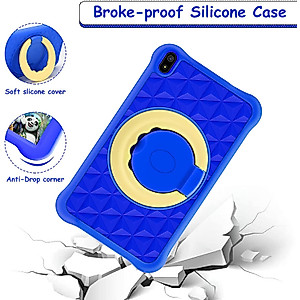 Kids Tablet, 7 Inch Android 11 Tablet for Kids, 32GB ROM 3GB RAM IPS Display Parental Control Toddler Children Tablet with Kids-Proof Case, Dark Blue