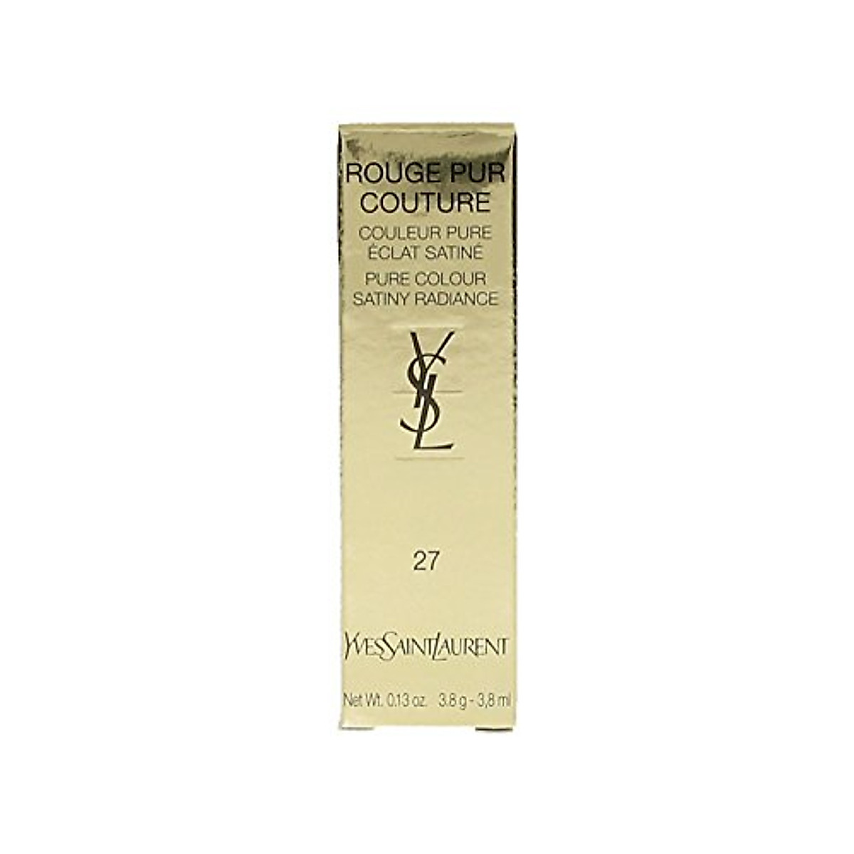 Yves Saint Laurent Rouge Pur Couture, No. 27 Fuchsia Innocent, 0.13 Ounce