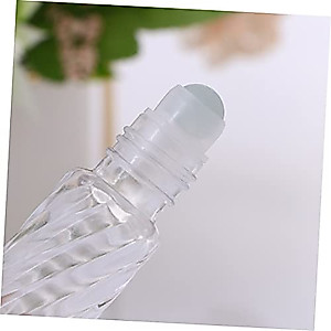 FOMIYES Perfum 10pcs Perfume Mini Lip Gloss Roller Bottle Refillable Container Perfume Roller Bottles Rolling Balls Roll-on Bottles Essential Oil Essential Oil Bottle Multifunction