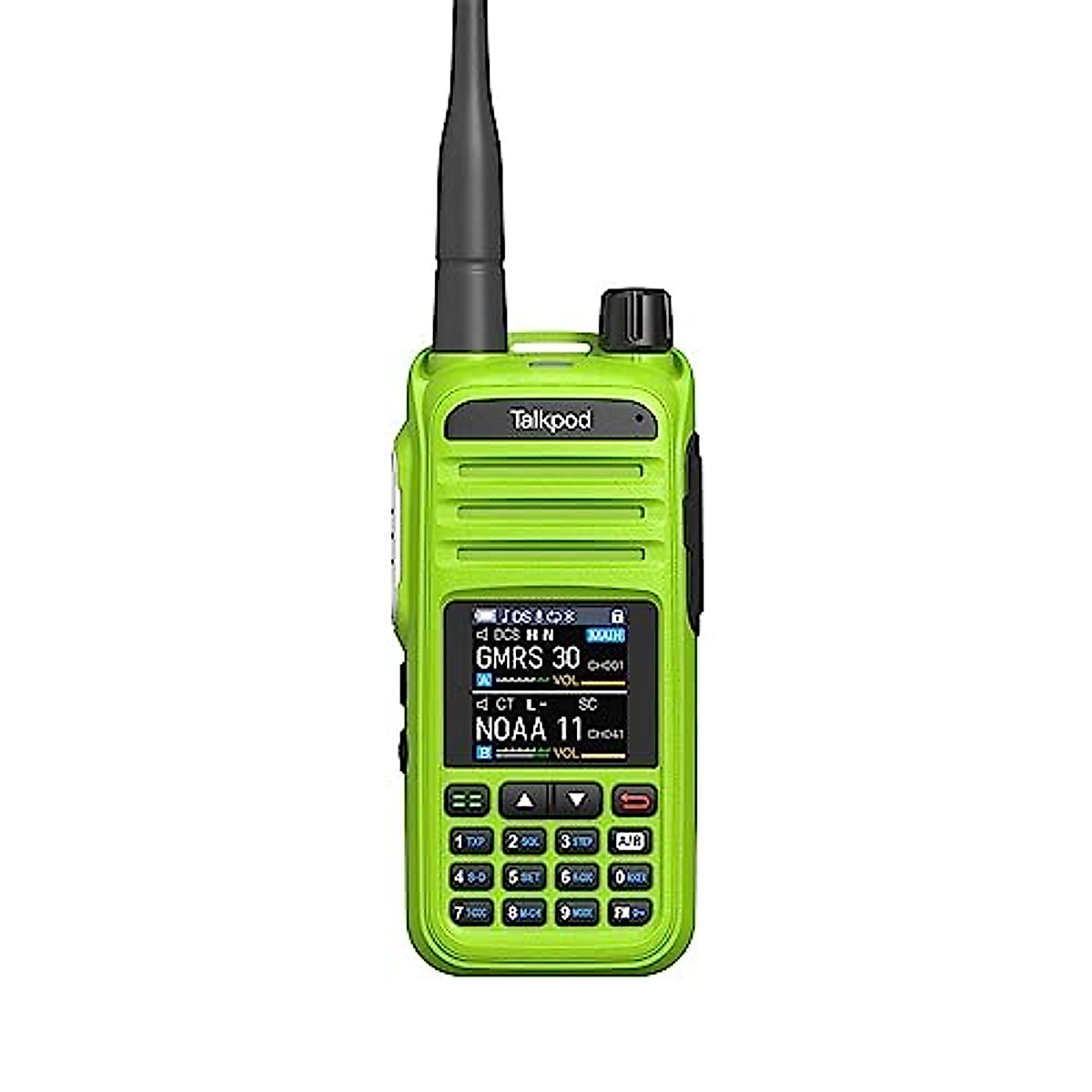 Talkpod A36Plus GMRS Handheld Radio HAM Walkie Talkie 512 Channel, AM AIR VHF UHF 7-Band Receive