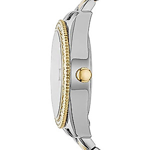 Fossil Women's Scarlette Mini Quartz Stainless Steel Three-Hand Watch, Color: Gold/Silver (Model: ES4319)