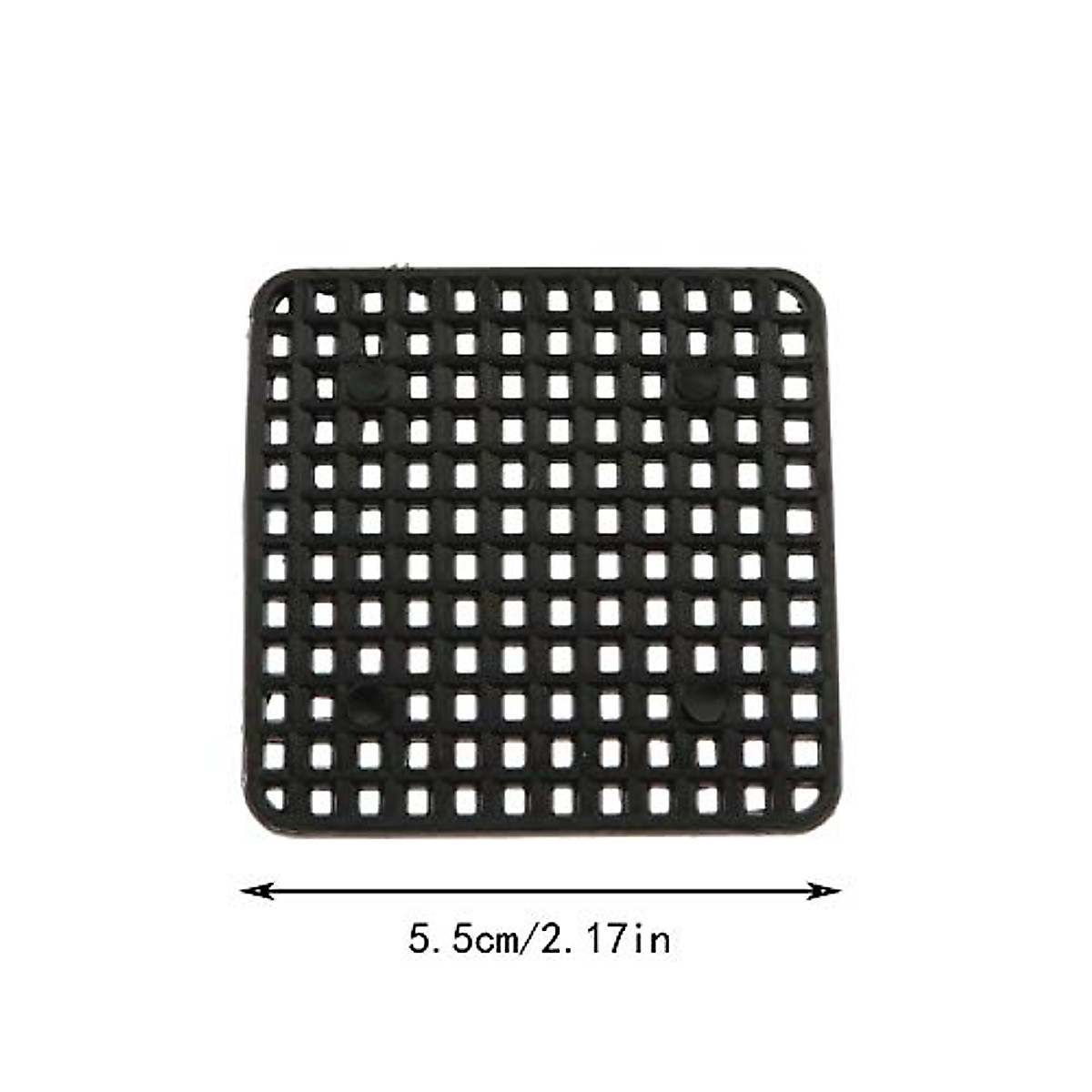 Maxmoral 30pcs Flower Pot Hole Mesh Pads Plastic Square Thicken Breathable Net Bottom Grid Mat for Bonsai Garden Supplies