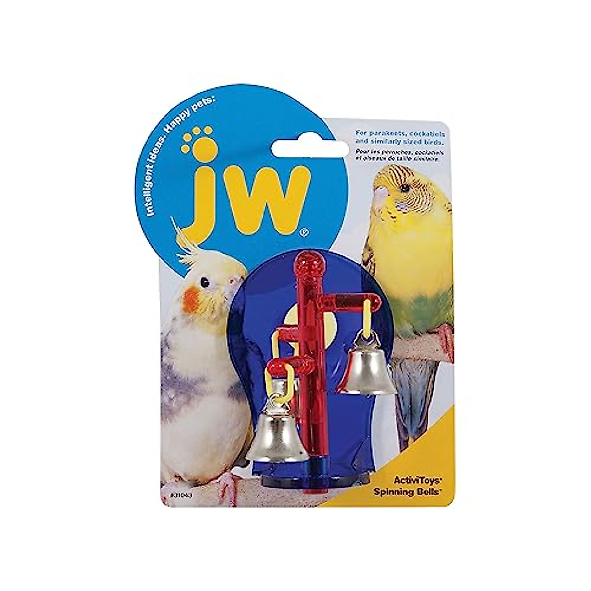 JW Pet Company Activitoys Spinning Bells Bird Toy, Assorted Colors