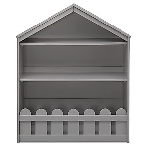 Serta Happy Home Storage Bookcase - Ideal for Books, Decor, Homeschooling & More, Grey