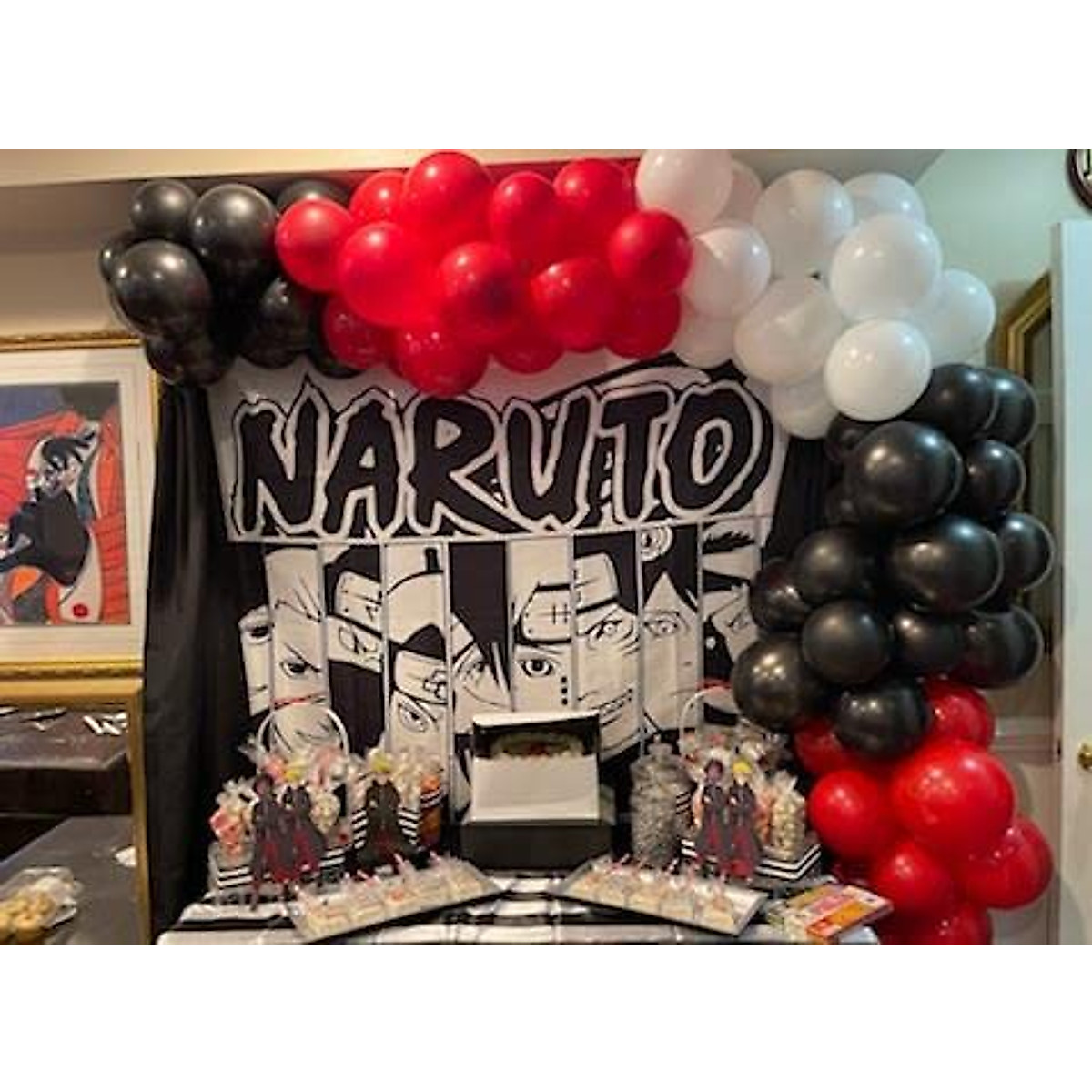 100 Premium Quality Balloons: 12 inch Red and White Latex Balloons/Wedding/Birthday Party Decorations and Events Christmas Party and etc.