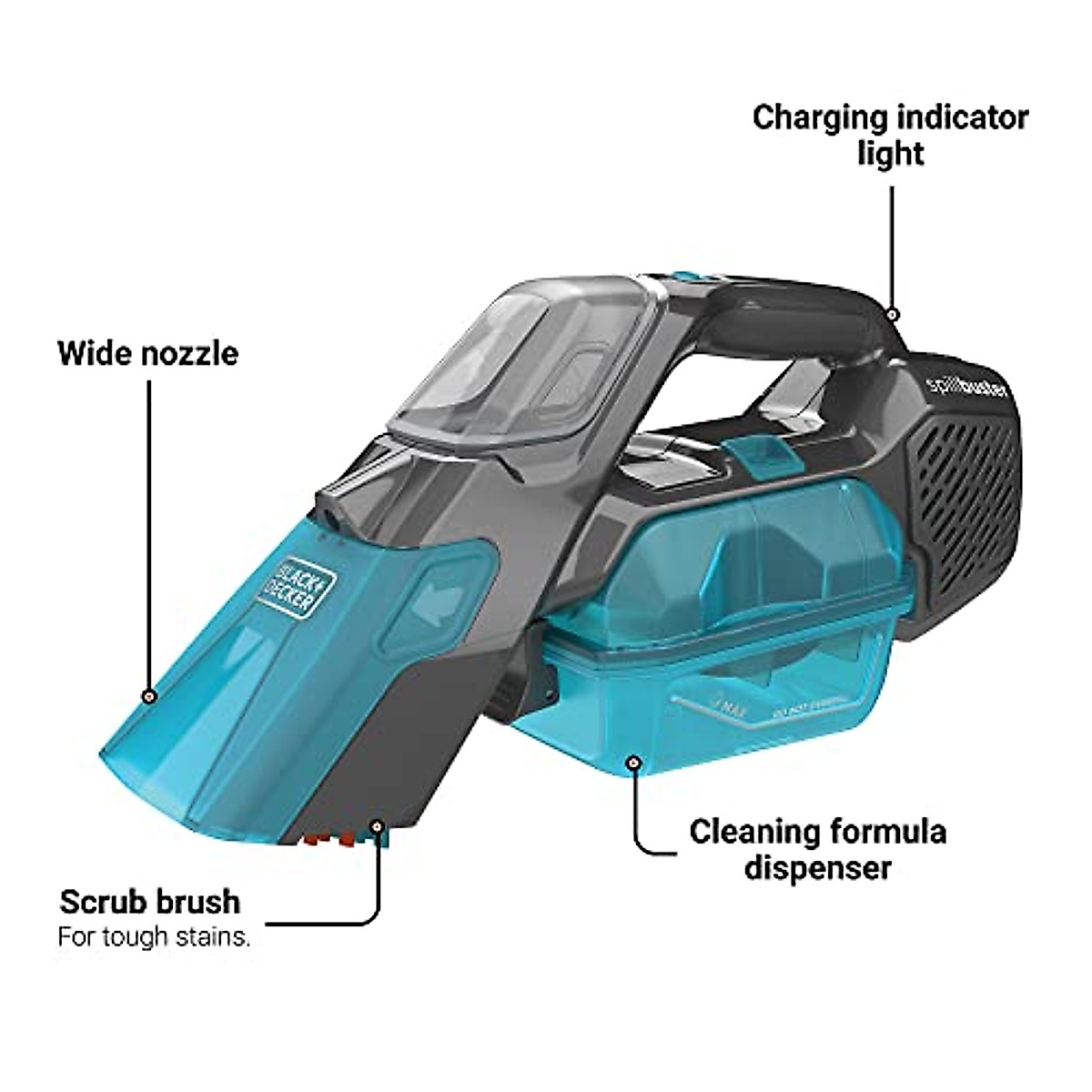 BLACK+DECKER spillbuster Cordless Spill + Spot Cleaner with Extra Filter (BHSB315JF)