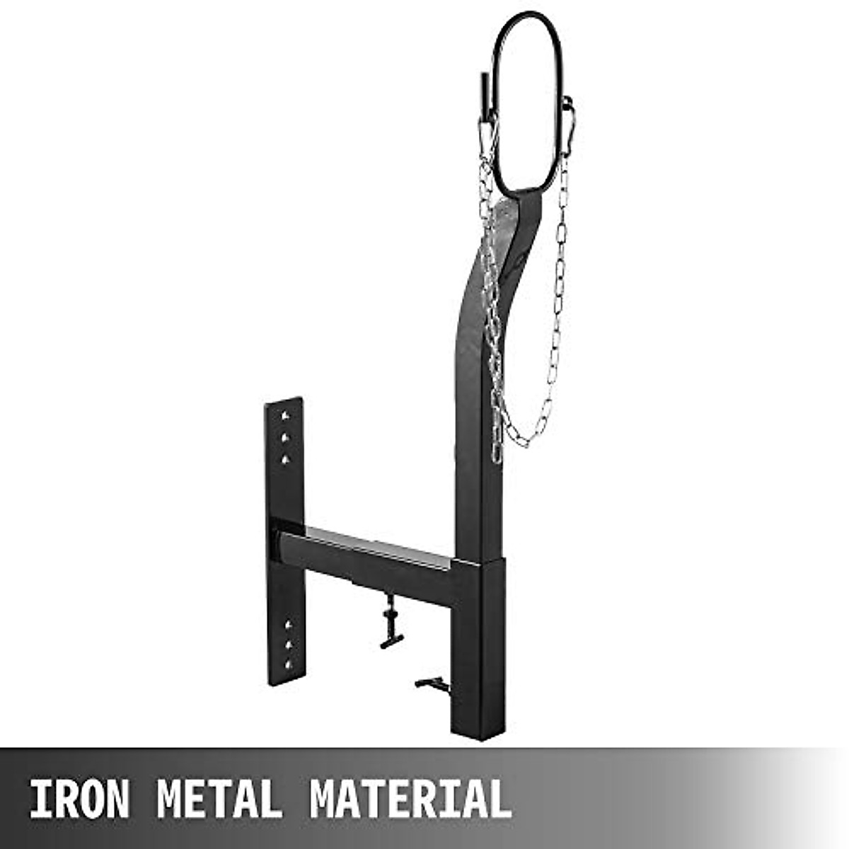 VEVOR Livestock Stand Steel Gate Attachment Nose Loop Headpiece, 9.8inch Height and Trimming Stand 5.9inch Length Adjustable, Nose Loop Goat Trimming Stands, Sheep Shearing Stand, for Sheep & Goats