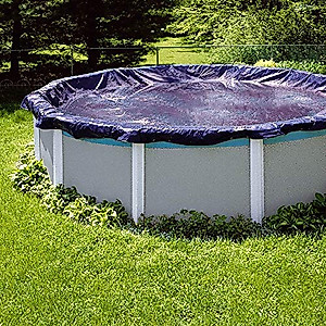 Swimline 30 Foot Heavy Round Above Ground Winter Swimming Pool Cover (6 Pack)