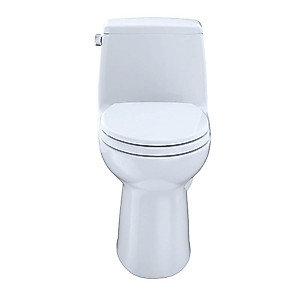 TOTO MS854114EL#01 Eco Ultramax ADA Elongated One Piece Toilet, Cotton White