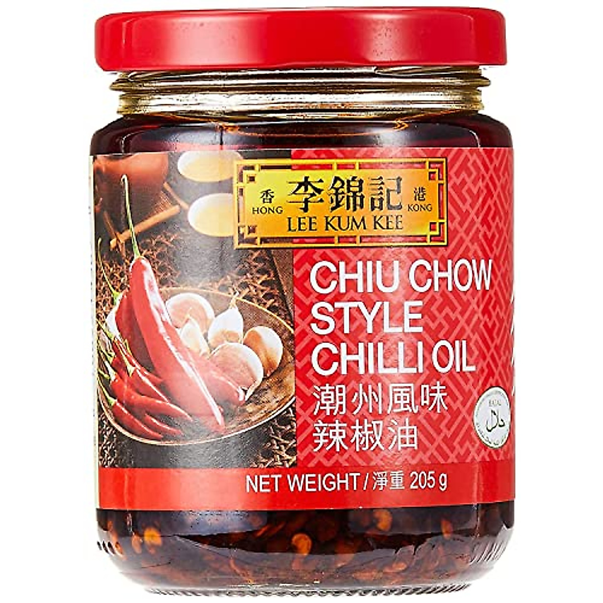 Lee Kum Kee Chiu Chow Chili Oil net wt. 205g (7.2oz)