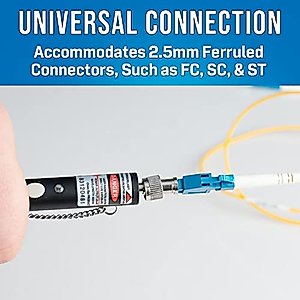Jonard Tools VFL-150 Visual Fault Locator with Included FC to LC Adapter