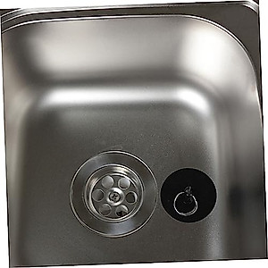 CAXUSD 4pcs Rubber Sealing Cap Suction Sink Stopper Sink Strainer Plug Drain Bath Plug Bathtub Plug Kitchen Sink Stopper Bathtub Drain Cover Bathtub Stopper Shower Stopper PVC Black