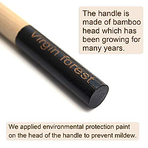 Virgin Forest 6 Pcs Biodegradable Bamboo Toothbrushes, Natural Eco-Friendly BPA-Free Toothbrushes, Best Travel Wood Toothbrush Set for Sensitive Gums