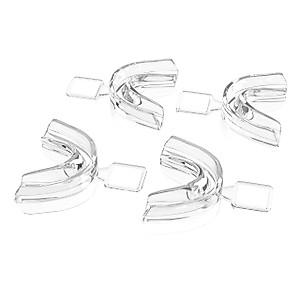 NovaWhite Teeth Whitening Trays - Moldable, Trimmable, Custom Fit, Comfortable, BPA FREE, Latex Free, Dental Grade Guard - (4) Mouth Trays, Hygienic Case – Easy to Mold, Mouth Tray for Tooth Whitening