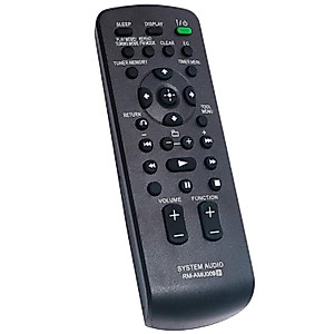 RM-AMU009 Remote fit for Sony Mini Hi-Fi Component System MHC-EC609iP CMT-CX4iP CMT-MX500i MHC-EC709iP MHC-EC909iP MHC-EC79i CMT-LX20i MHC-EC69i MHC-EC99i CMT-BX50BTi MHC-EC78Pi MHC-EC68Pi MHC-EC98Pi