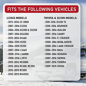 Ignition Coil Replaces 90919-A2007, Compatible with Lexus, Toyota & Scion 2.7L, 3.5L V6 Vehicles - Coil Pack Fits, Camry V6, Avalon, Rav4, Sienna and more