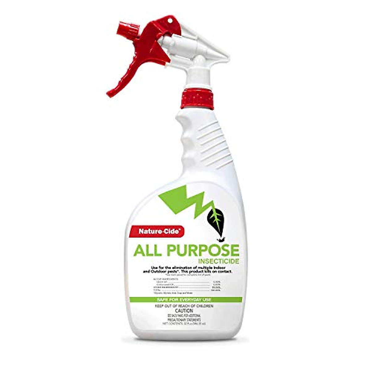 Nature-Cide All Purpose Insecticide. All Natural Roach Killer, Spider, Mosquito and Ant Spray to Keep Your Home Safe. Kills on Contact. No Strong Odor. 32 oz