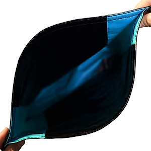 Nupouch Waterproof Crossbody Purse Beach/Sports/Waterproof Bag, Black/Blue