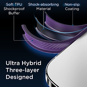 SUCGLES for iPhone 14 Pro Max Case with MagSafe [Ultra Strong Magnetic] [12FT Military Drop Protection] [Shockproof Bumper] Slim Thin Mag Safe Promax Phone Cover for Apple 14pro Max (Deep Purple)