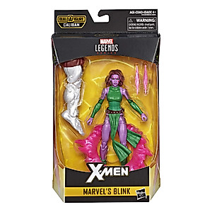 Marvel Hasbro Legends Series 6" Collectible Action Figure Blink Toy (X-Men Collection) for Ages 4 and up– with Caliban Build-A-Figure Part