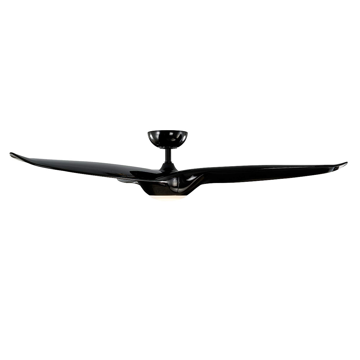 Morpheus III Smart Indoor and Outdoor 3-Blade Ceiling Fan 60in Automotive Silver with 3000K LED Light Kit and Remote Control works with Alexa, Google Assistant, Samsung Things, and iOS or Android App