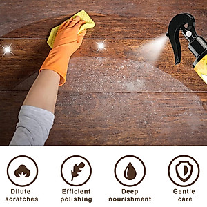 NUOKOU 2PCS Natural Beeswax Spray, Beeswax Spray Cleaner, Beeswax Furniture Polish, The Original Beeswax Spray, Wood Seasoning Beewax For Furniture Floor, for Furniture, Floor, Tables, Cabinets