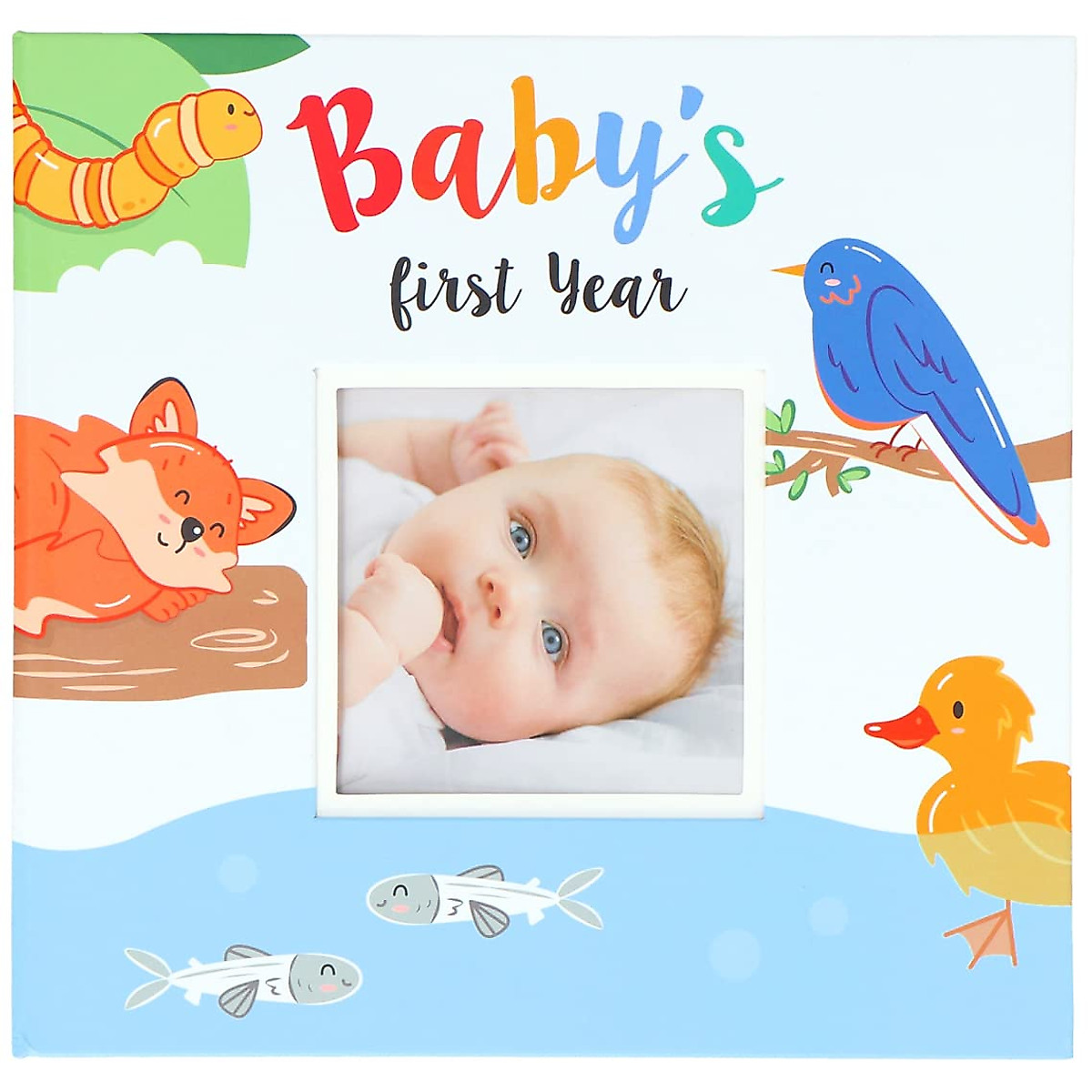 Baby Memory Book Baby Journal | First Year Photo Album | Up to The First 5 Years | Perfect for Boys and Girls | Achievements, Memories, Milestones | Baby Shower Present