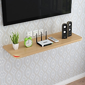 Wall-Mounted Table Wall Desk, Drop-Leaf Computer Table, Folding Heavy Duty Shelf Bracket Bench Table, Kitchen Dining Desk, Wood Color 120x50cm/47x20in